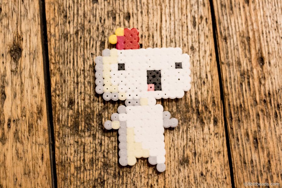 This is Gomez from the indie game FEZ – 8bitbeads.com